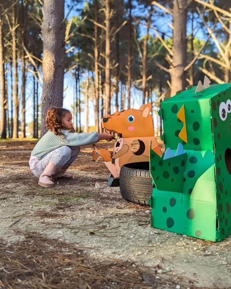 3D Cardboard Dinosaur Costume Kit – Paper Pops