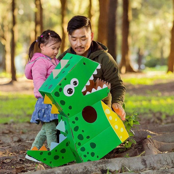 3D Cardboard Dinosaur Costume Kit - Rory the T-Rex – Paper Pops